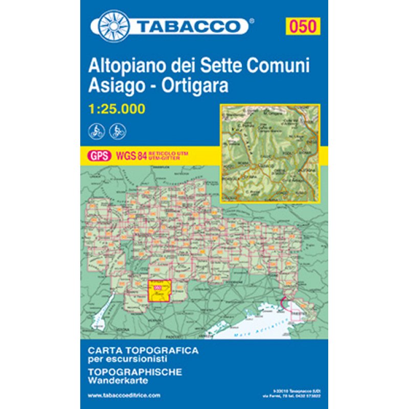 050 Altopiano dei Sette Comuni 1:25.000 - LandkartenSchropp.de Online Shop