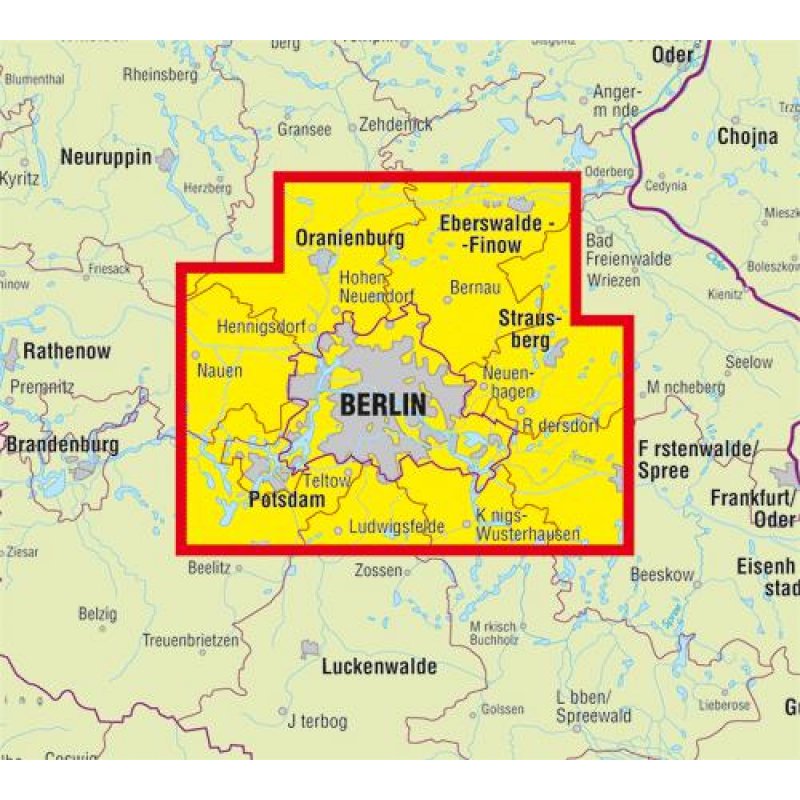 Berliner Umland 1:75.000 - LandkartenSchropp.de Online Shop