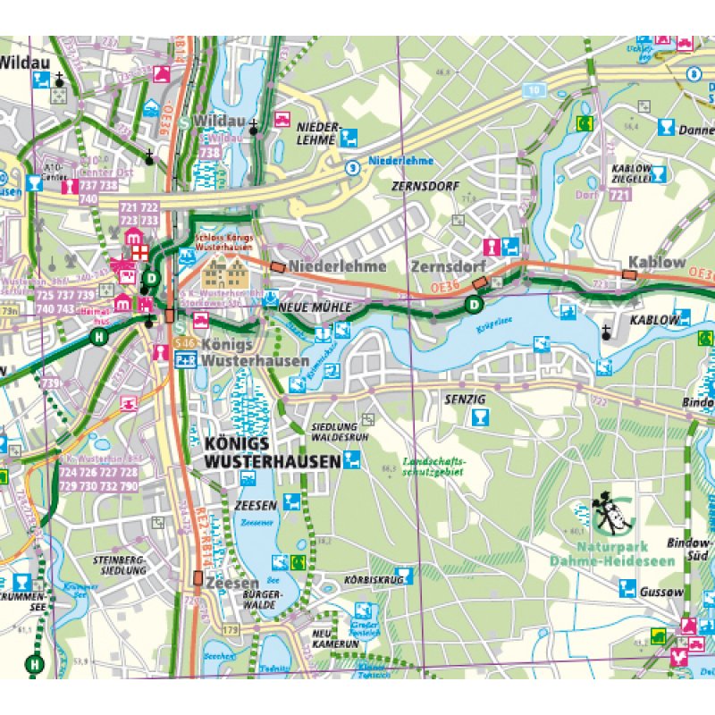 Berliner Umland 1:75.000 - LandkartenSchropp.de Online Shop