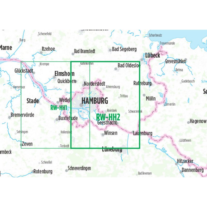 Hamburg Ost 1:60.000 - LandkartenSchropp.de Online Shop