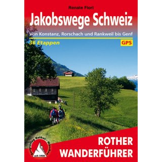 Rother Wanderführer Jakobswege Schweiz - LandkartenSchropp.de Online Shop