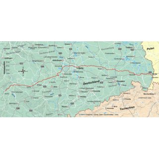 Wanderführer Deutschland Via Regia - LandkartenSchropp.de Online Shop