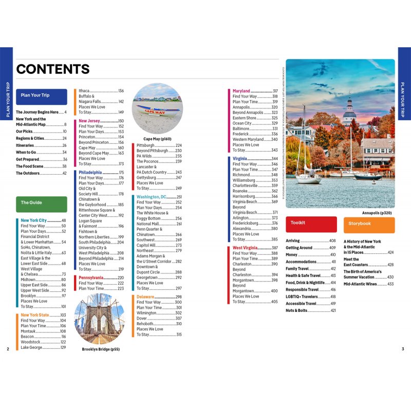 New York & the Mid-Atlantic, Lonely Planet Travel Guide ...