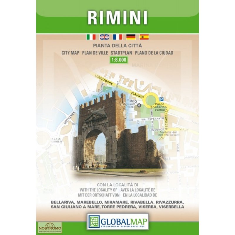 Stadtplan von Rimini - LandkartenSchropp.de Online Shop