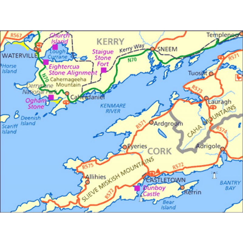 84 Cork/Kerry 1:50.000 - LandkartenSchropp.de Online Shop