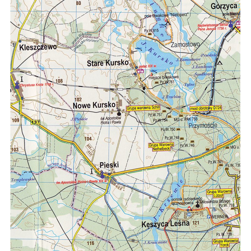 Ostwall- Lagower Seengebiet1:60.000 - LandkartenSchropp.de Online Shop