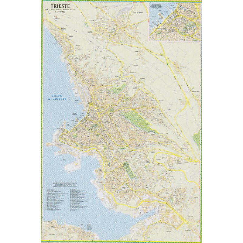 Trieste (Triest) 1:10.000 Stadtplan - LandkartenSchropp.de Online Shop
