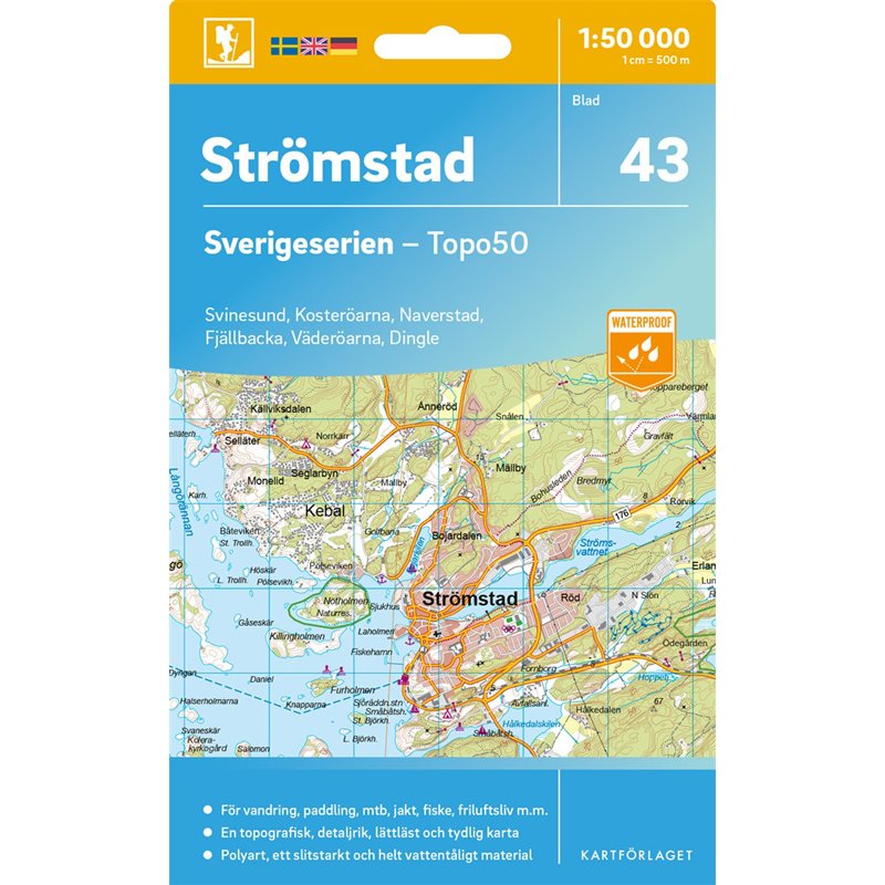 Strömstad Schweden 1:50.000 Norstedts Topo50 - LandkartenSchropp.de ...